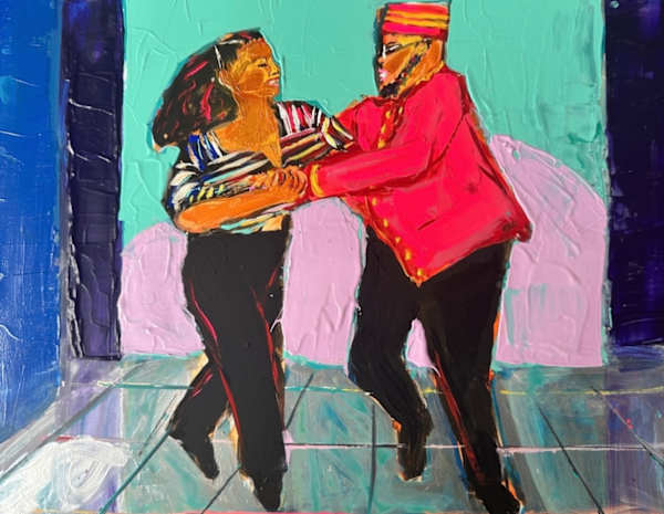 A Strange Loop - Usher Dancing by Ana Guzman | Artwork Archive