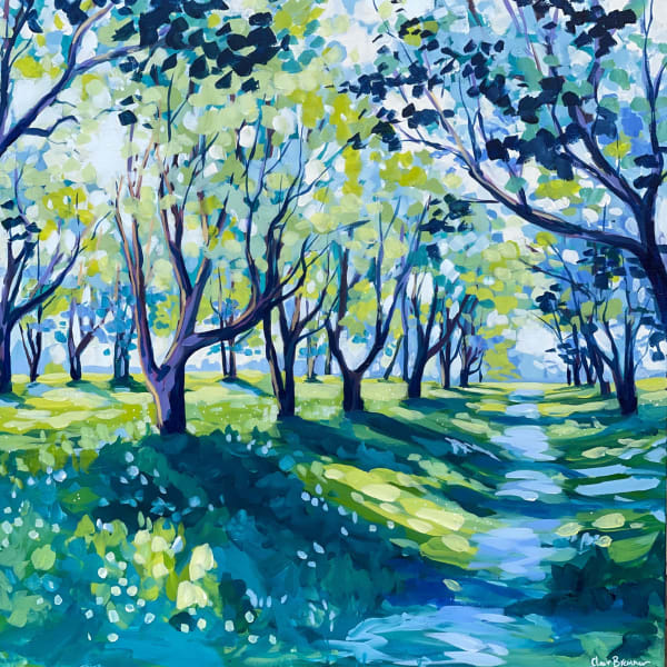 Spring Plum Trees by Clair Bremner | Artwork Archive