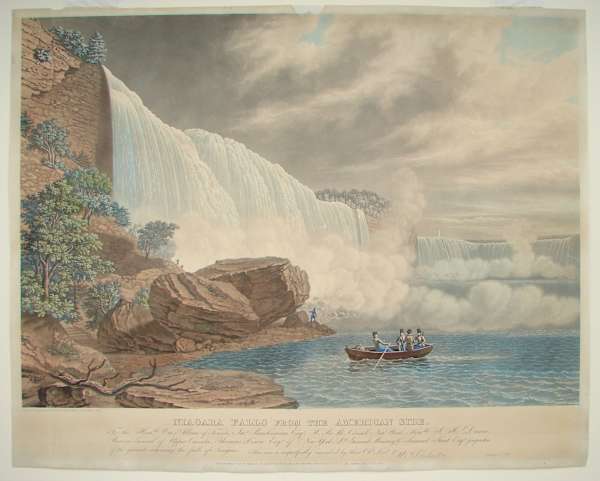 Niagara Falls from the American Side from the collection of Castellani ...