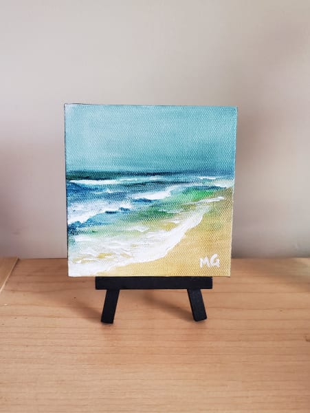 Mini Canvas - On the Beach by Monika Gupta | Artwork Archive