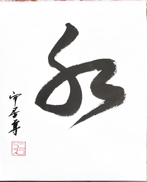 Sui/すい (water) in sosho style from the collection of Arts in Medicine ...