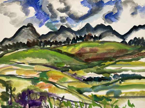 Dark Clouds in Hills from the collection of Arts in Medicine | Artwork ...