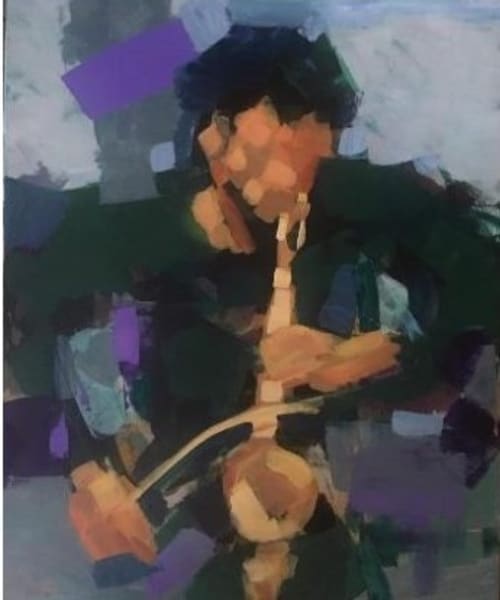 Rababa Player 1 from the collection of Zahwa Art | Artwork Archive