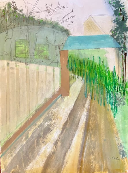 Blue Roof by Lori Rhodes Art | Artwork Archive