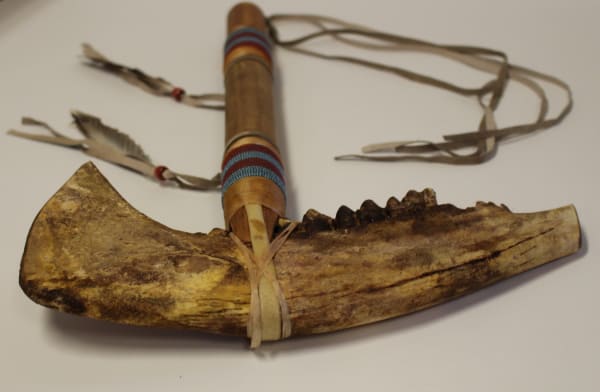Horse Jawbone War Club from the collection of Flora Lamson Hewlett ...