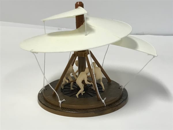 Leonardo da Vinci, Aerial Screw Model* from the collection of Flora ...