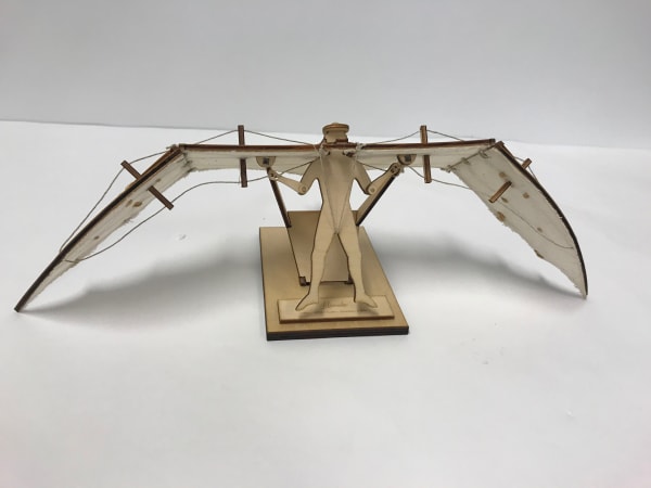Model of Leonardo da Vinci's Glider from the collection of Flora Lamson ...
