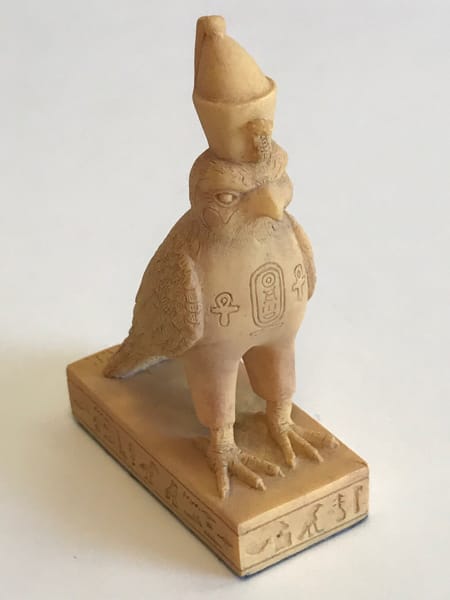 Horus Falcon Figurine (Miniature) from the collection of Flora Lamson ...