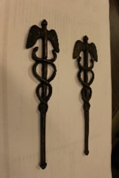 Mercury Symbol, Caduceus from the collection of Flora Lamson Hewlett ...