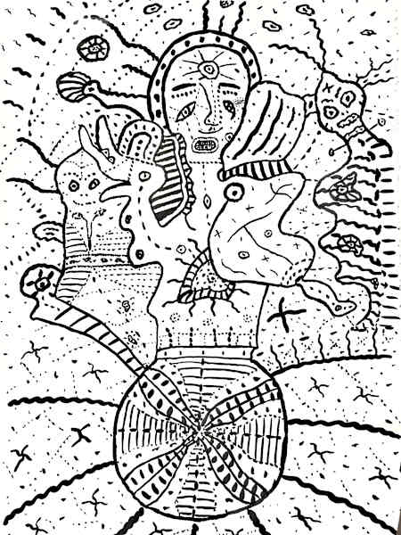 Automatic Drawing 1981-28 from the collection of Gallery 110 | Artwork ...