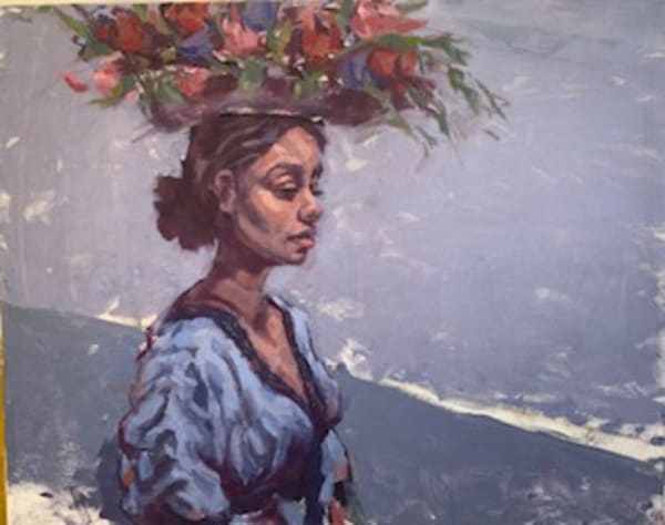 The flower lady from the collection of Gallery 110 | Artwork Archive