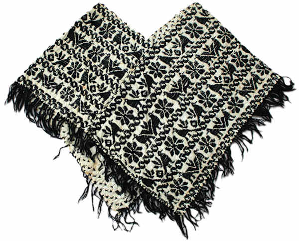 Blackwork Poncho from the collection of Keate Family Arts Trust ...