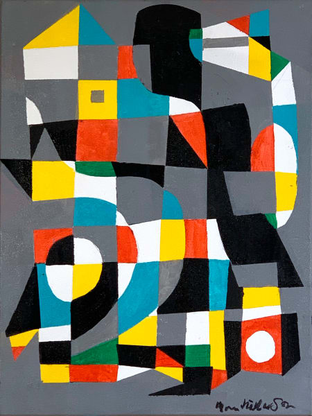 Geometric Village #1 by Morris Nathanson | Artwork Archive