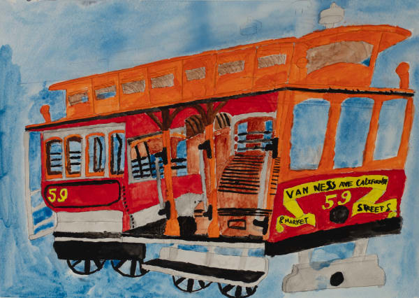 Cable Car from the collection of Cedars Art | Artwork Archive