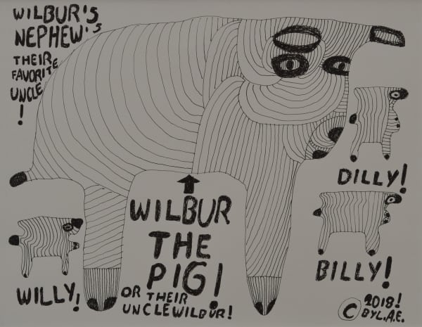 Wilbur the Pig from the collection of Cedars Art | Artwork Archive