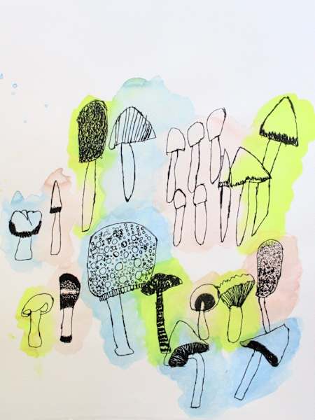 Mushrooms from the collection of Cedars Art | Artwork Archive