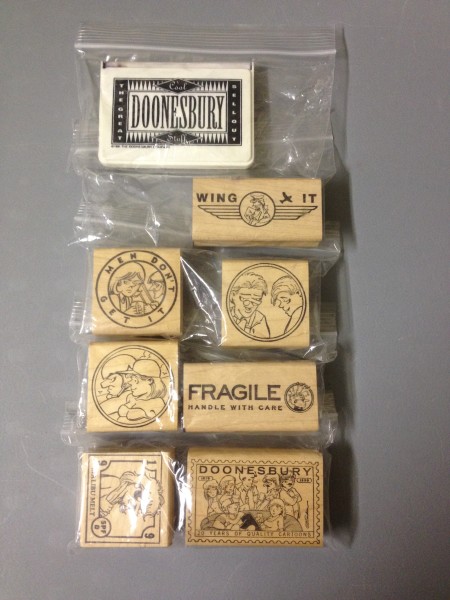 "Doonesbury Rubber Stamps" from the collection of The Doonesbury ...