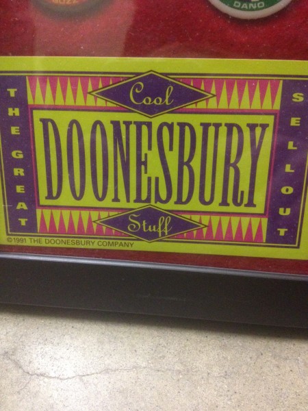 "Great Doonesbury Sellout" -- Sticker from the collection of The ...