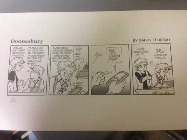 "First Generation is it?" from the collection of The Doonesbury ...
