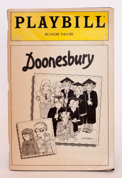 "Doonesbury Playbill" from the collection of The Doonesbury Collector ...