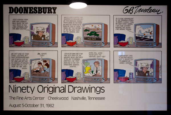 "Doonesbury: Ninety Original Drawings" from the collection of The ...