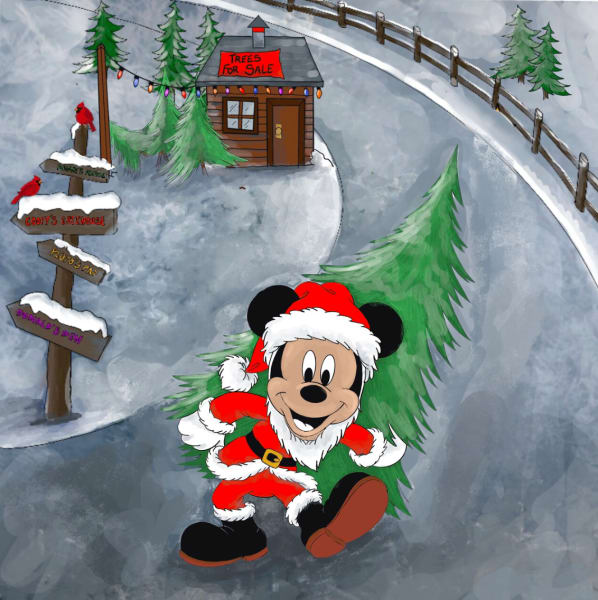 Mickey’s Tree Trek by Jacinthe Lacroix | Artwork Archive