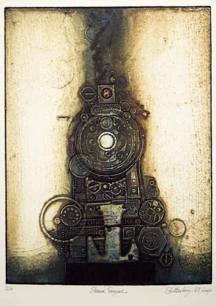 Steam Engine from the collection of Anderson Gallery - BSU | Artwork ...