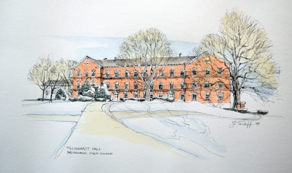 Tillinghast Hall from the collection of Anderson Gallery - BSU ...