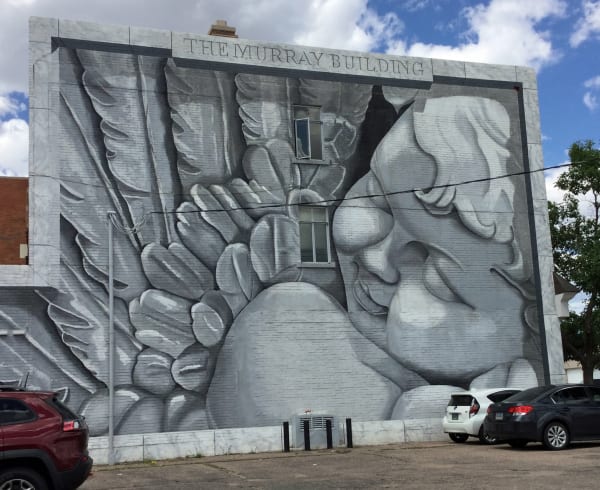 Cherub from the collection of Cheyenne/Laramie County Public Art ...