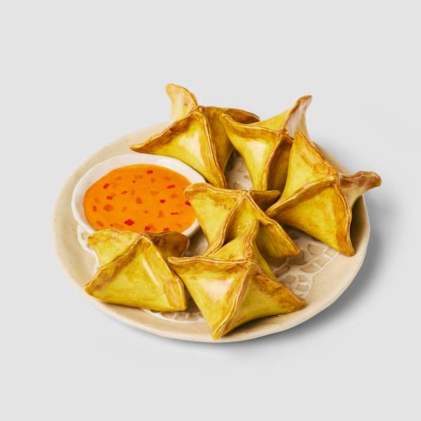 Crab Rangoons from the exhibition Living Here | Artwork Archive