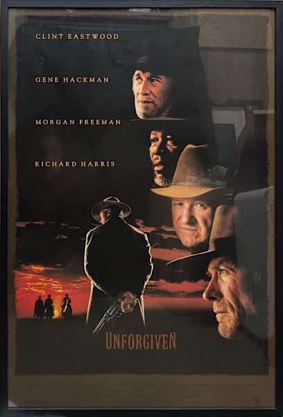 Unforgiven (Theatrical release poster) from the collection of Mendocino ...