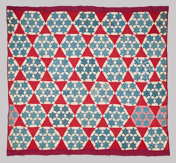Seven Sisters Quilt from the collection of San Jose Museum of Quilts ...
