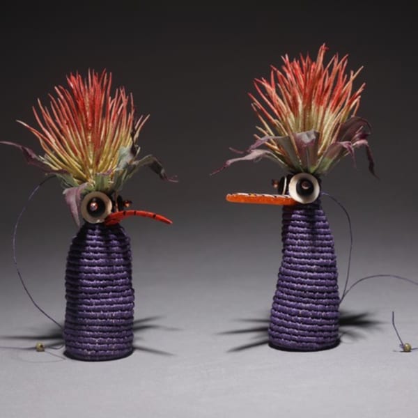 Pileated Orange Beaked Birds from the exhibition April 2024: The Garden ...