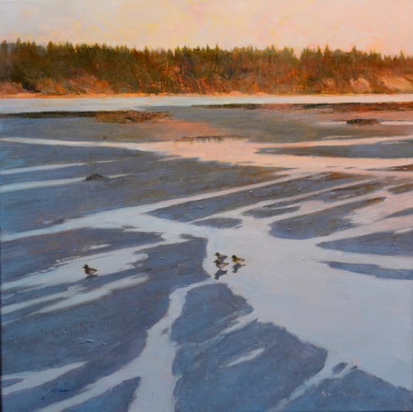 Sunset with Ducks from the exhibition August 2024: Pete Jordan, Claudia ...