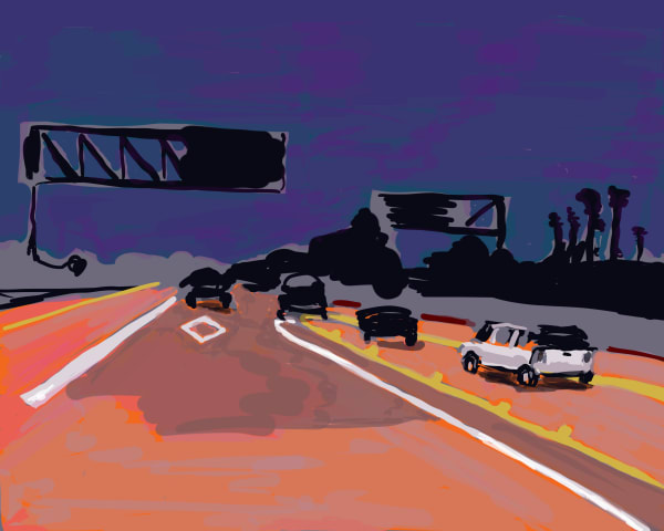 Red Freeway by Deborah Blum | Artwork Archive