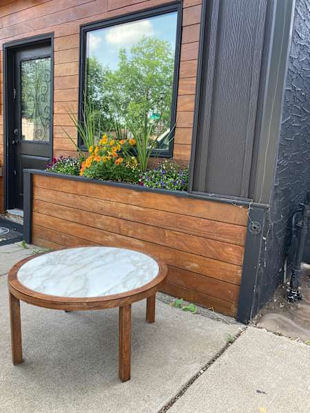 mid century modern round coffee table from the collection of TIMELINES ...