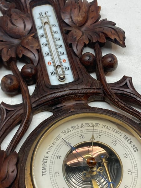 Black Forest barometer from the collection of TIMELINES ANTIQUES ...