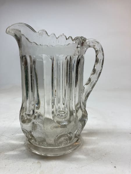Clear Glass 2 Quart Pitcher From The Collection Of Timelines Antiques