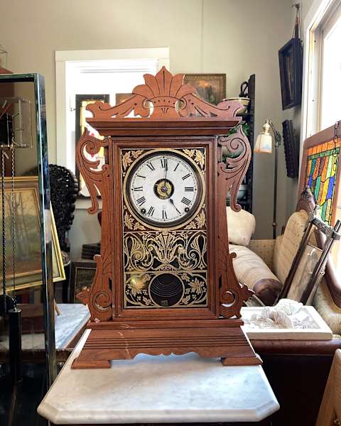 Gingerbread Victorian kitchen clock from the collection of TIMELINES ...