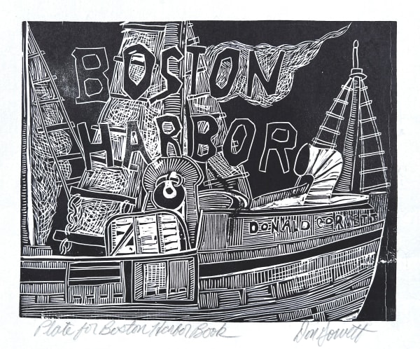 Boston Harbor, Plate for Book by Don Gorvett | Artwork Archive
