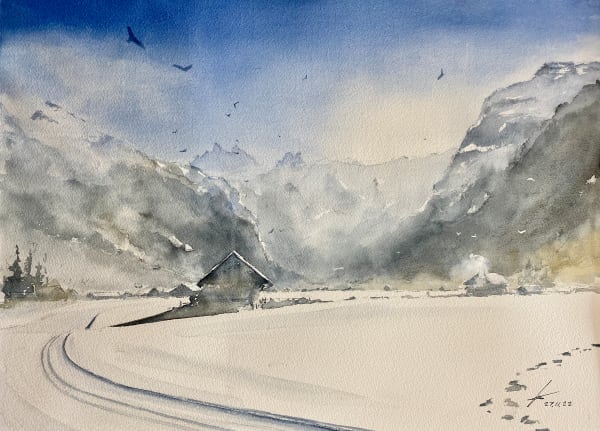 Loipe Engelberg by Ian Clements | Artwork Archive