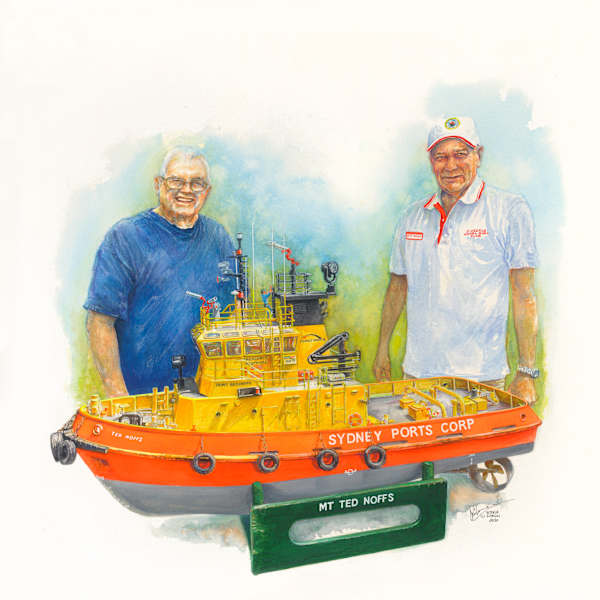 Built by Bill: Scale model Sydney Ports Corp Tug MTS TED NOFFS by ...