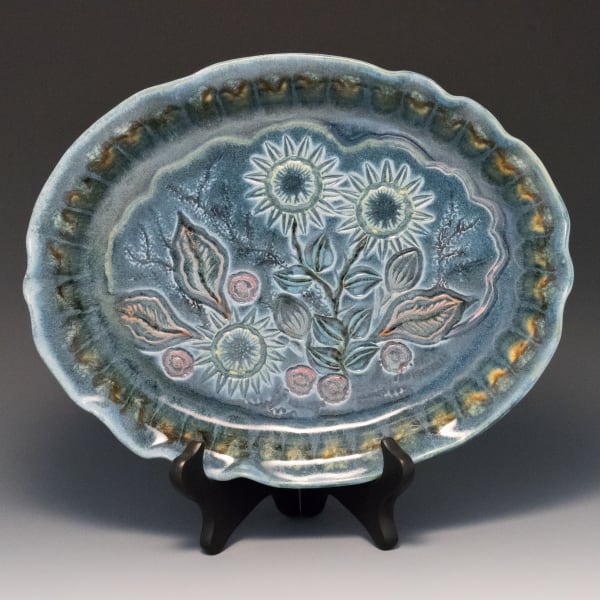 Oval Chinet Platter by Sandy Miller | Artwork Archive