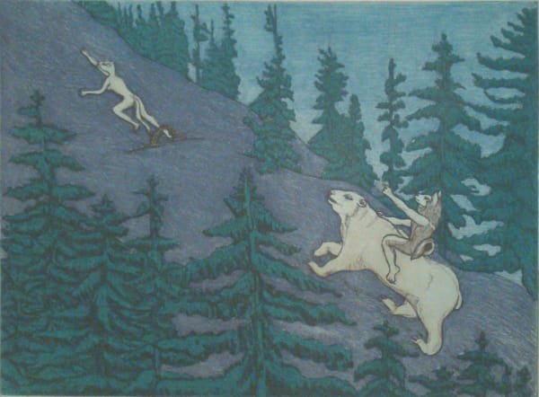 Dog Man Comes To Free Weasel Woman from the collection of Roswell ...