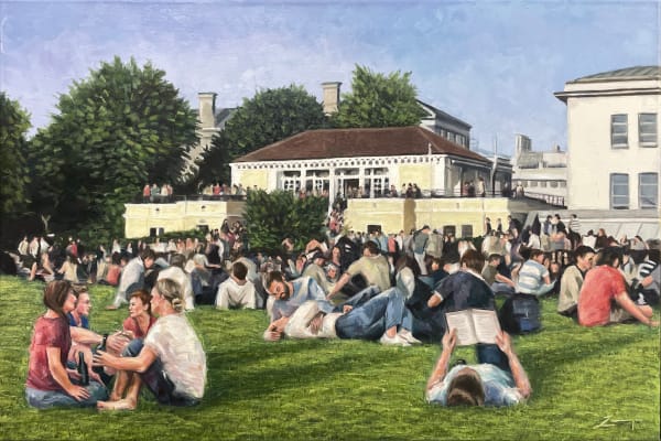 Summer in the Pav, Trinity College by Zanya Dahl | Artwork Archive