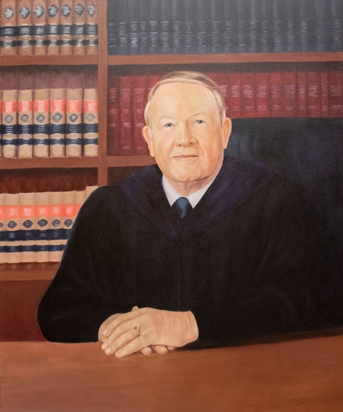 Portrait of Justice Robert E. Holmes from the collection of The Supreme ...