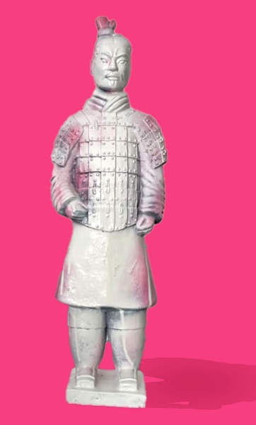 THE PINK WARRIOR: 20" by judith angerman | Artwork Archive