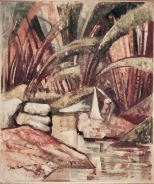 River Scene * by Sybil Atteck (1911-1975) | Artwork Archive