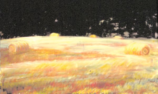 MacDowell Hay Bale Series #7, Moonswept by Gilah Yelin Hirsch | Artwork ...