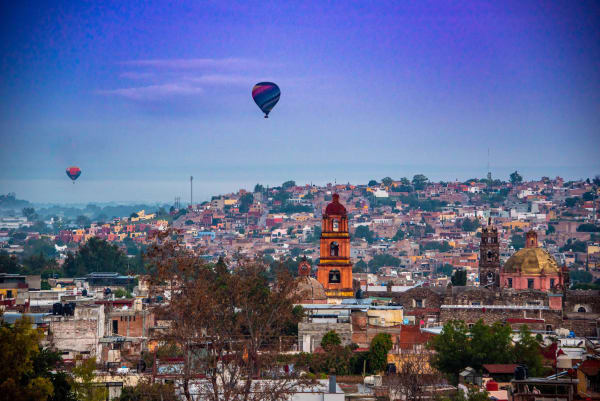 Sunrise with Balloons - San Miguel de Allende, Mexico by Jenny ...